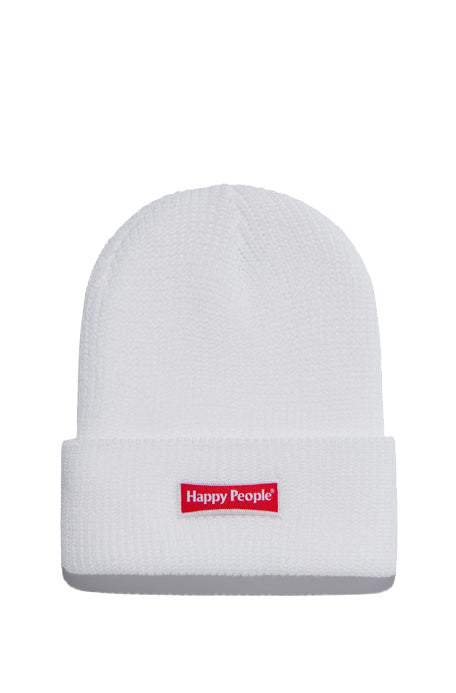 HP Logo White Watch Cap – Happy People - Northern Soul